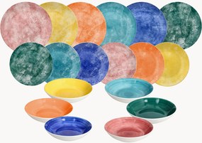 Sada porcelánového nádobí Madison Fiesta, pro 6 osob, 18 dílů
