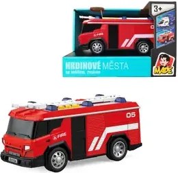 Made 25233 - Auto hasiči 1:24 s bateriemi / od 3 let