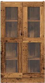 Skříň old wood 82,5 x 30,5 x 150 cm kompozitní dřevo 3318718