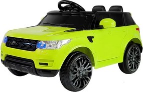 LEAN CARS Elektrické autíčko HL1638 s dálkovým ovládáním, MP3 a LED světlem zelené