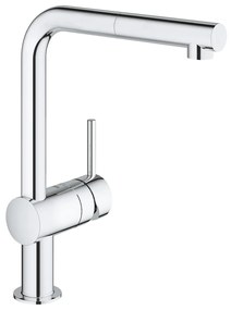 Dřezová baterie Grohe Minta s vytahovací sprškou nízkotlaká chrom 31397000