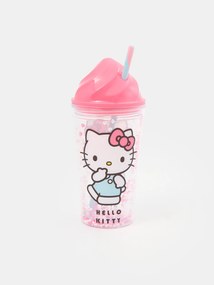 Sinsay - Hrnek s víčkem a brčkem Hello Kitty - vícebarevná