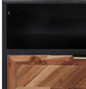 vidaXL TV stolek 100 x 35 x 45 cm masivní akáciové dřevo a MDF