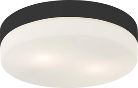 TK Lighting Černé stropní svítidlo Pori 290mm pro žárovku 2x E27 TK862