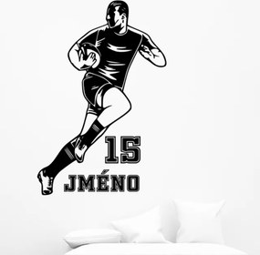 Samolepka Ragbista se jménem