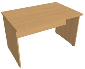 Stůl jednací rovný 120 cm - Hobis Gate GJ 1200 Dekor stolové desky: buk, Dekor lamino podnože: buk