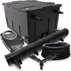 Sada jezírkové filtrace SunSun CBF-550 / CTF-8000 – 60000 L, 8000 l/h, 70 W (55305)