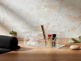 Kosmetický organizér BEA 24x9x12 cm čirý