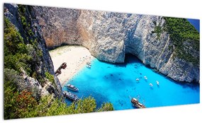 Moderní obraz - Zakynthos (100x40cm)