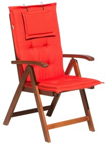 Terracotta světlý polstr k židli TOSCANA Beliani