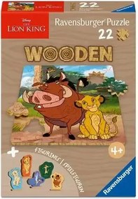 RAVENSBURGER Dřevěné puzzle Disney: Lví král / 22 dílků / od 4 let