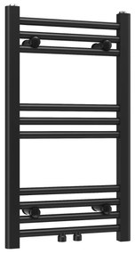 Erga Simple, topné těleso 700x300 mm, 193 W, černá, ERG-LAV-SIMP-7030-BK