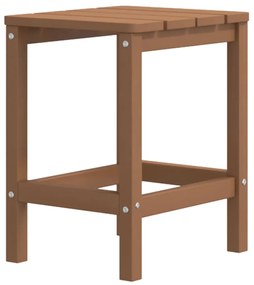 318643 vidaXL Zahradní stolek Adirondack hnědý 38 x 38 x 46 cm HDPE