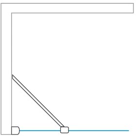 Roth Limaya Line obdélníkový sprchový kout 120 x 80 x 195 cm brillant transparent LYE4/1200_LYSW1S/800 Koupelny Bernold