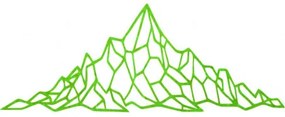 Polygonální nástěnná dekorace skalnatý kopec | SENTOP PR0433 plywood