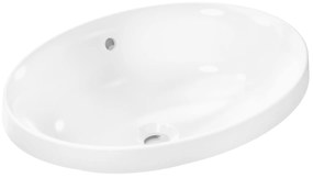 Hansgrohe Xuniva D umyvadlo 55x40 cm oválný zápustný bílá 61058450