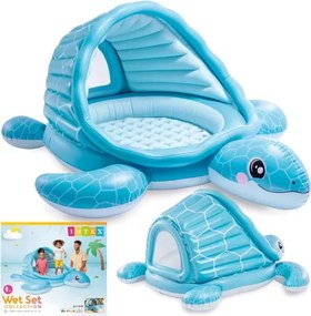 Nafukovací bazén se stříškou 218 × 206 × 97 cm Turtle Cove Playland, I48677NP