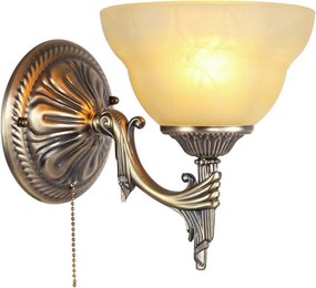 Brilagi - Nástěnná lampa DAHLIA 1xE27/40W/230V mosaz