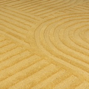 Flair Rugs, Kusový koberec Solace Zen Garden Ochre, 120x170, žlutá, ložnice