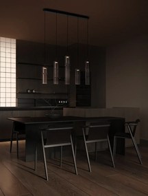 Designový lustr Sano 5 line Smoky