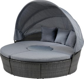 XXXLutz ZAHR. POHOVKA VE TVARU MUŠLE kov, plast, textil Luca Bessoni - Online Only zahradní nábytek - 001694002102