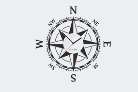 Clocker Nalepovací hodiny Compass Barva ciferníku: Černá