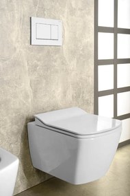 Sapho Sapho, GLANC WC sedátko, SLIM, Soft Close, bílá, GC5030