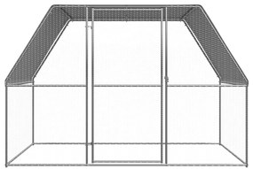 vidaXL Marketos Venkovní klec pro kuřata 3 x 2 x 2 m pozinkovaná ocel