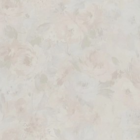 Béžová vliesová tapeta na zeď květiny Z66858 Satin Flowers
