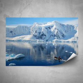 Plakát - Tající ledovec (60x40 cm) - PopyDesign