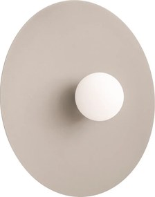 Taupe kovové nástěnné svítidlo ø 50 cm AKE – Thoro