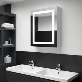 LED koupelnová zrcadlová skříňka | 50x13x70 cm