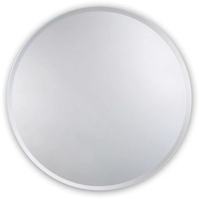 Amirro Zrcadlo do koupelny na zeď do pokoje do ložnice do předsíně na chodbu kulaté QUAMARIN - kruh pruměr 60cm s fazetou 25 mm SP60F