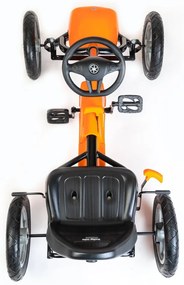 Dětská šlapací motokára Go-kart Baby Mix Buggy bílá