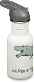 Dětská nerezová lahev Klean Kanteen Kid Classic Narrow 12oz - Dino Skate 355 ml