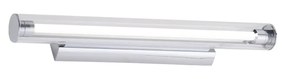 NOWODVORSKI Nástěnné LED osvětlení s vypínačem ION, 12W, teplá bílá, 59cm, chromované 8171