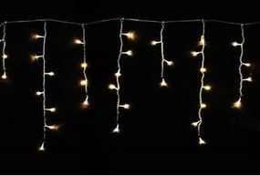 Venkovní LED vánoční závěs - teplá bílá, s 8 programy, různé délky na výběr Délka světelné části + délka přívodního kabelu a počet LED: 20m+5m, 630 L…
