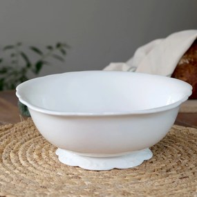 Porcelánová mísa s krajkou Provence lace – Ø 25 cm / 1,5L