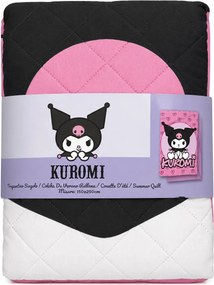 Letní prošívaná přikrývka / přehoz na postel Kuromi - rozměr 150 x 250 cm
