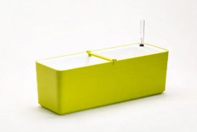 Samozavlažovací truhlík Plastia BERBERIS 60 - komplet set, zeleno-bílý