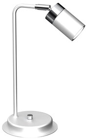 Stolní lampa JOKER 1xGU10/25W/230V bílá/lesklý chrom