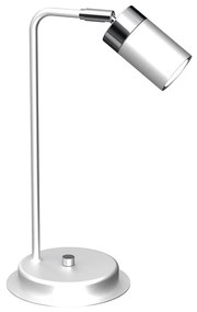 Stolní lampa JOKER 1xGU10/25W/230V bílá/lesklý chrom