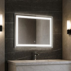 Nástěnné zrcadlo s osvětlením 90x70 cm Zenith – Bonami Essentials