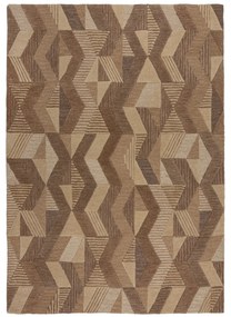 Flair Rugs, Kusový koberec Moda Asher Natural, 120x170, hnědá, chodba / předsíň