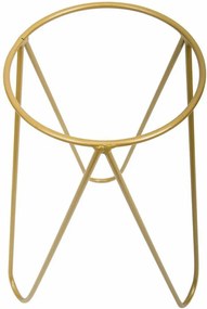 STOJAN NA KVĚTINÁČ TRIPOD 45X30X24 CM ZLATÁ