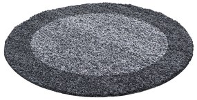 Ayyildiz koberce Kusový koberec Life Shaggy 1503 grey kruh - 120x120 (průměr) kruh cm
