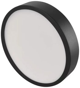 LED Stropní svítidlo LED/21W/230V 3000/3500/4000K pr. 22,5 cm černá