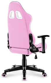 Dětská herní židle Rover 6 (bílá + růžová). 1087546