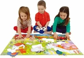 GALT Velké podlahové puzzle – na farmě / 3 - 6 let