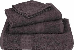 Saunové osušky FROGN 25 ks antracitové 80x200 cm 360 g/m² 136696
